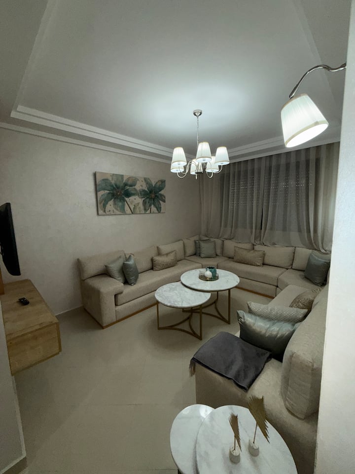 Appartement Cosy Pour Familles 3 Chambres, Piscine - Mohammédia