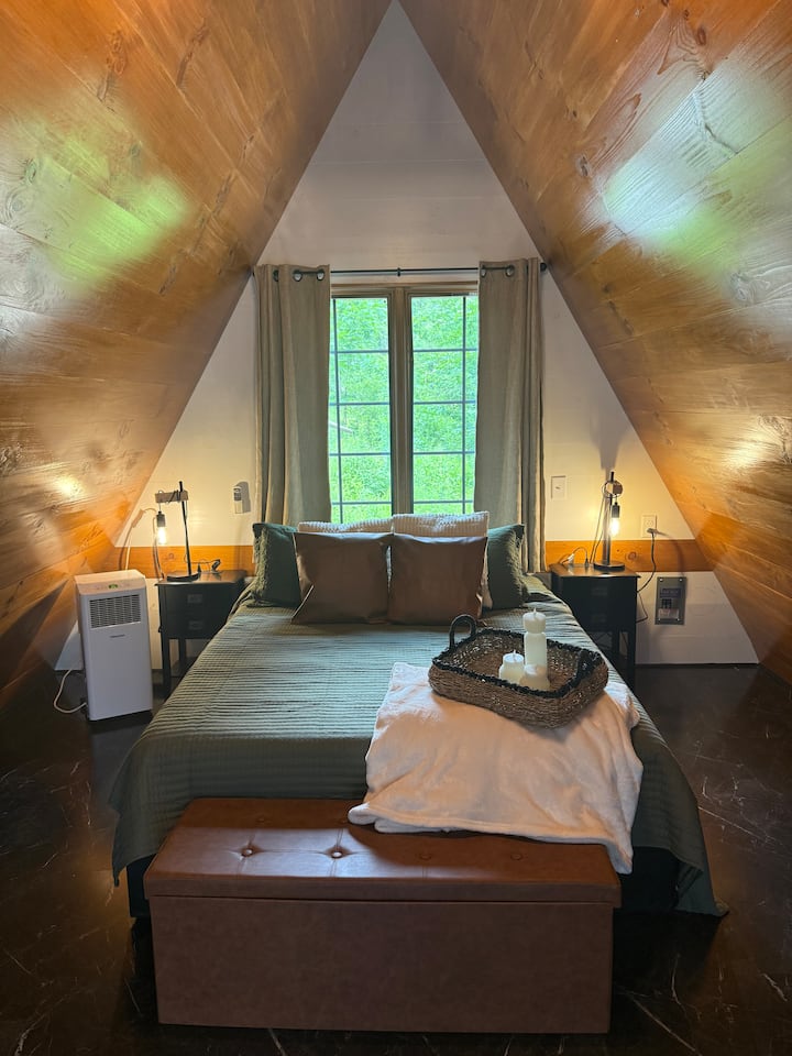 A-frame Cabin Private Koi Pond W/dock Oh - Ohio