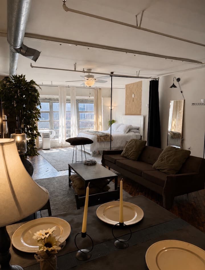 Luxe Loft 1br W/ Free Parking In Corktown City - Détroit, MI