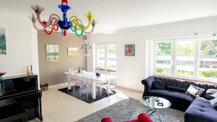 130m² Spacieux & Lumineux • 3 Ch • Clim • 6 Pers - Strasbourg