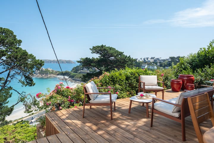 Belle Villa à 5min De La Plage De Trestrignel - Perros-Guirec