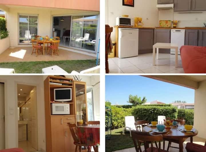 Appartement Rez De Jardin - Capao - Cap D'agde - Le Grau d'Agde