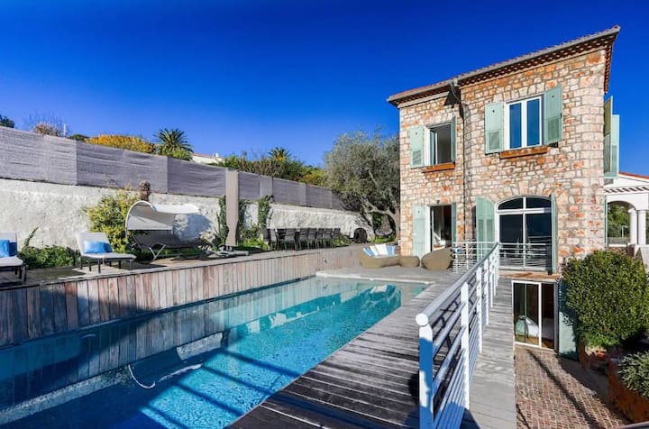 Grande Villa Avec Piscine Nice 10p - Nice