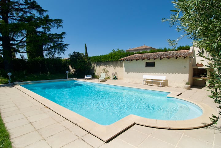 Agréable Maison Avec Piscine - Montélimar Sud - Montélimar