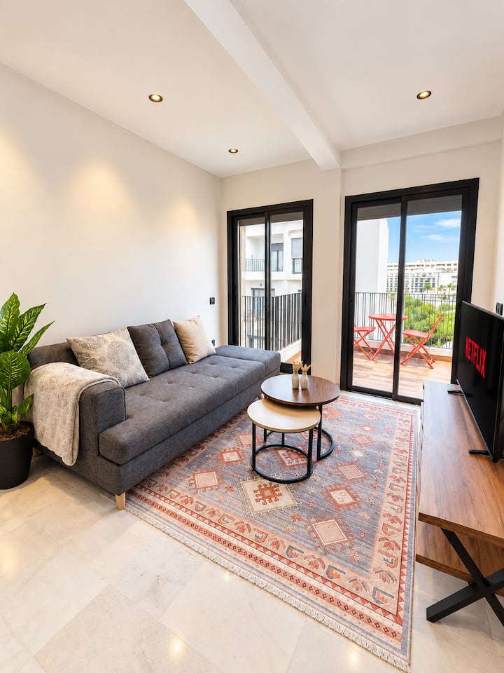 Palmier Gem | Self Check In, Parking And Terrace - Casablanca