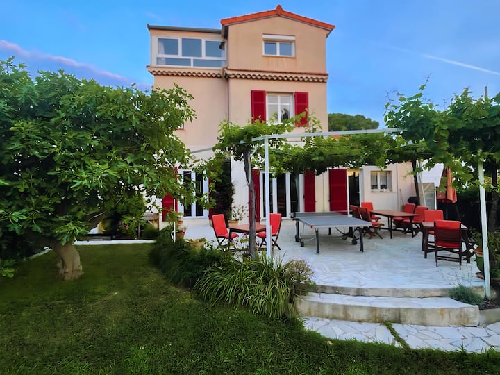 Maison Familiale Climatisée · Antibes · 10 Pers - La Colle-sur-Loup