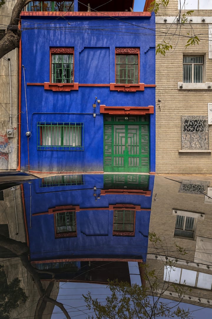 Casa Azul Roma Norte · 8 Br For 16 · Pet-friendly - Ciudad de México