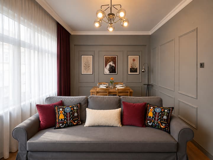 Designer Apartment Ac Walk To Taksim - Beyoğlu