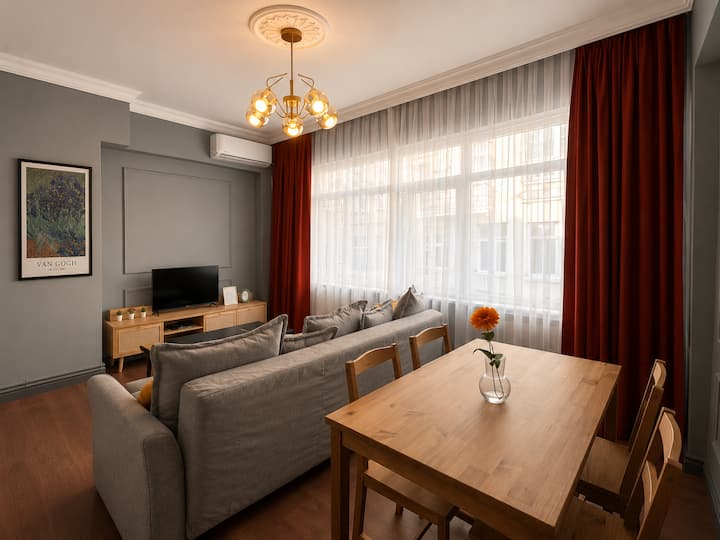Stylish Apartment  Ac In Every Room  Near Taksim - Beyoğlu