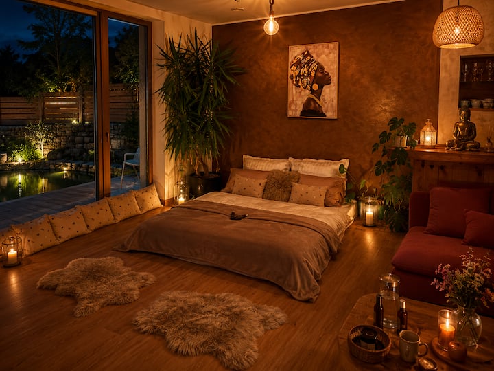 Private Wellness Retreat | Sauna & Natural Pond - Czech Republic