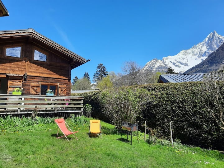 Chalet Cosy Au Centre De Chamonix, Vue Magnifique - Les Houches