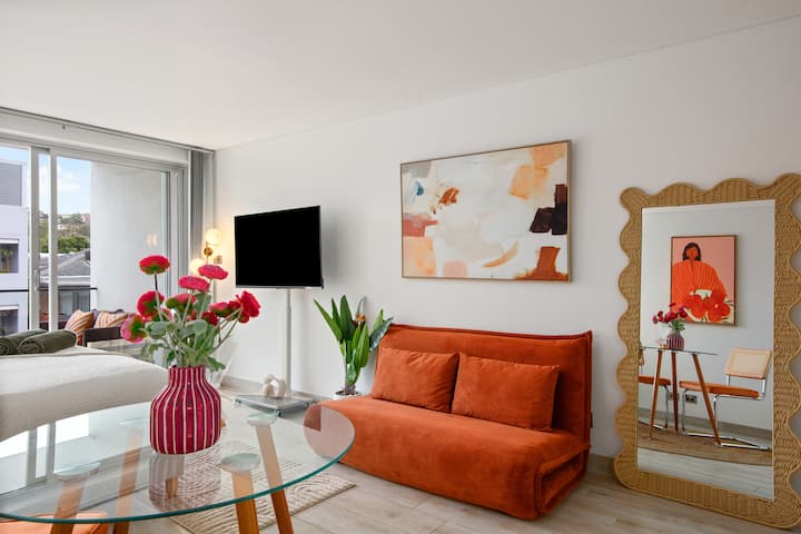 Modern Bondi Escape Balcony, Lift & Ac - North Shore