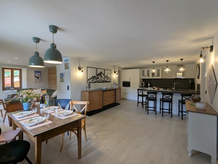 Appartement Rénové Dans Demi-ferme - Sallanches