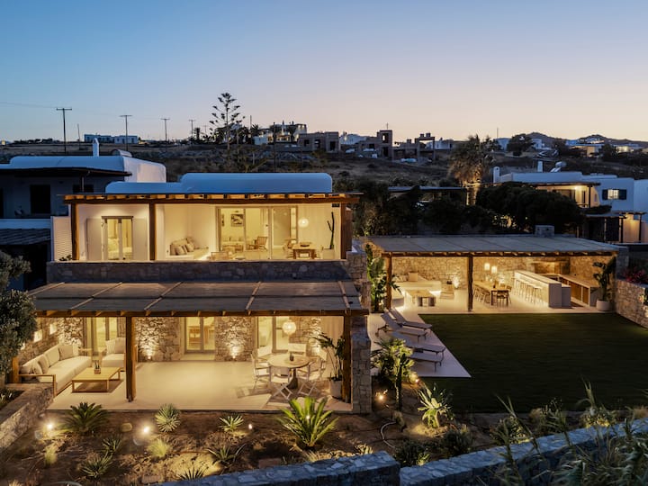 Brand-new Stylish Villa By The Sea - Mykonos