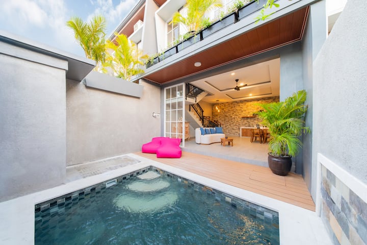 Q La Villa 7 , 1br Private Villa With Private Pool - Seminyak