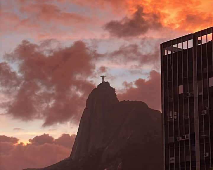 Vista Cristo | Flat Completo | Praia E Metro - Brazil