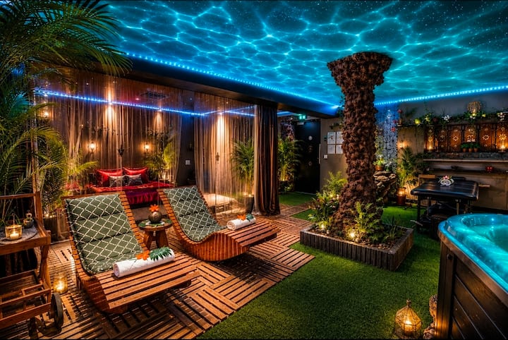 Jungle Room Jacuzzi Hammam Privatif & Insolite - Ensuès-la-Redonne