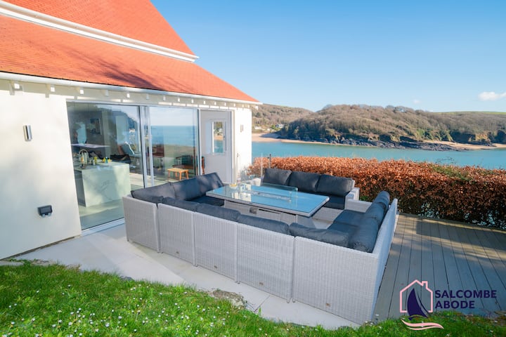 Luxury Estuary Views & Parking | Woodcot Cottage - Hope Cove