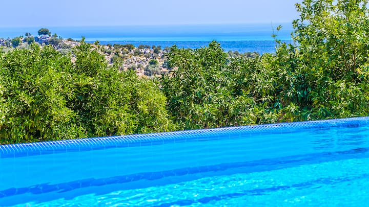 8 Kişilik Kocaman Havuzlu Bahçeli Villa - Muğla Ili