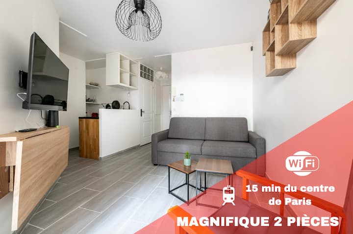 Superbe & Chaleureux 2 Pièces - Bagnolet