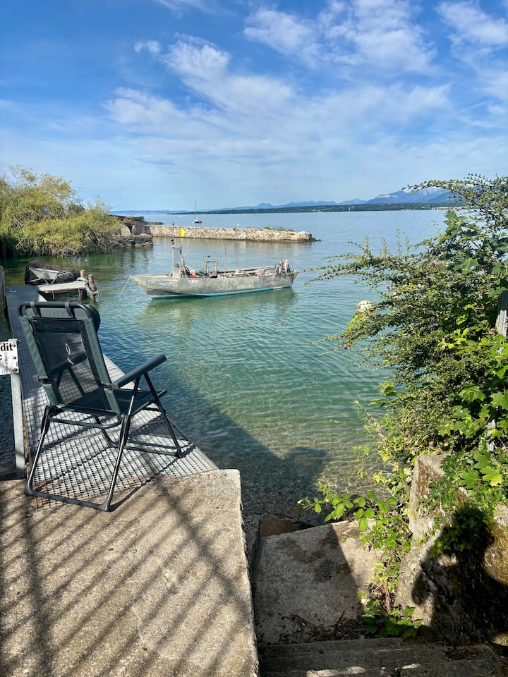 Charmante Villa Face Au Léman Avec Accès Plage - Divonne-les-Bains