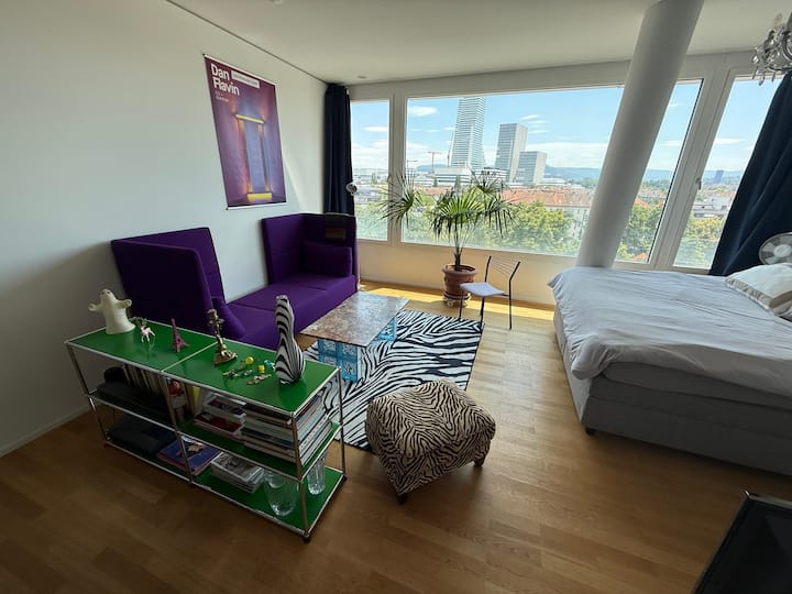 Modern Designer Flat With Iconic City Views - Basel