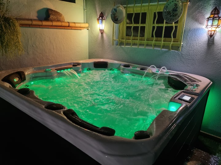 2 Pièces, Jardin, Piscine, Jacuzzi, 50m De La Mer - Saint-Cyprien