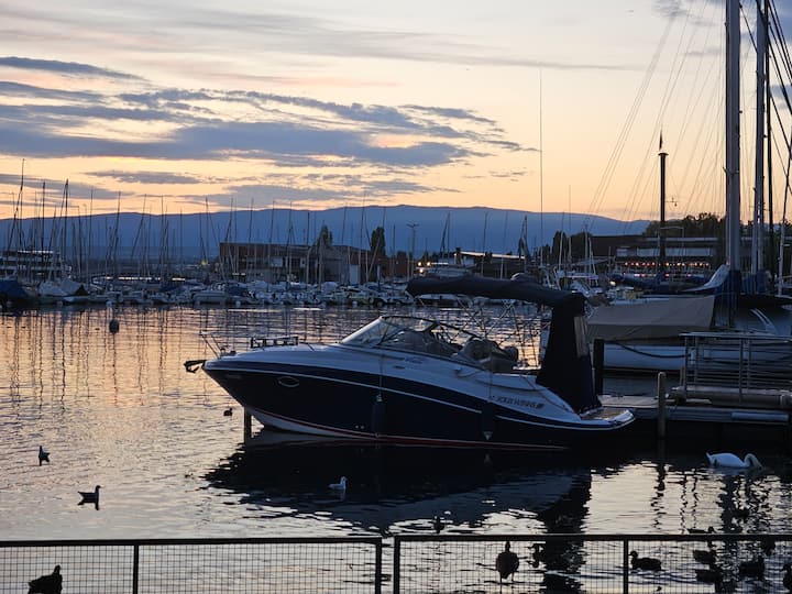 Bateau Habitable Avec 4 Couchettes Sur Le Léman - Vevey
