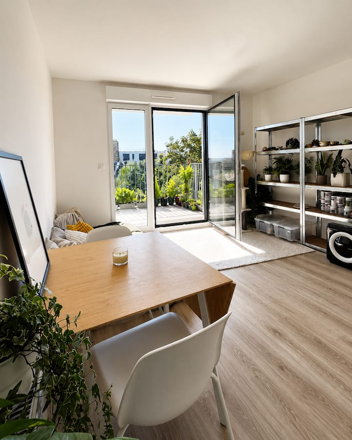 Appartement Moderne Avec Balcon, Paris-la Villette - Pantin
