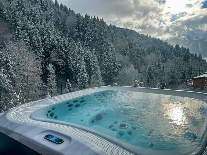 Les Diablotins 2&3 Spa Et Sauna-240 M2-vue Superbe - Abondance