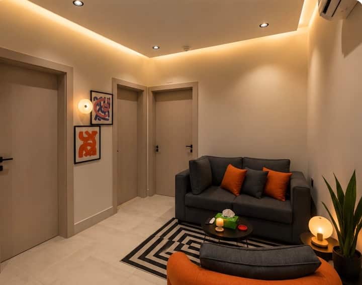 Amber Haven | Modern Stay Near Airport - Jeddah
