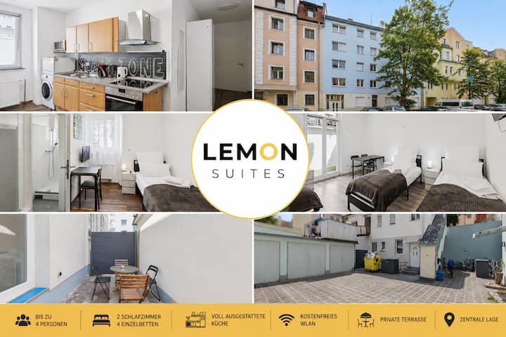 Lemon Suites 6, Central Apt For 4 - Nuremberg
