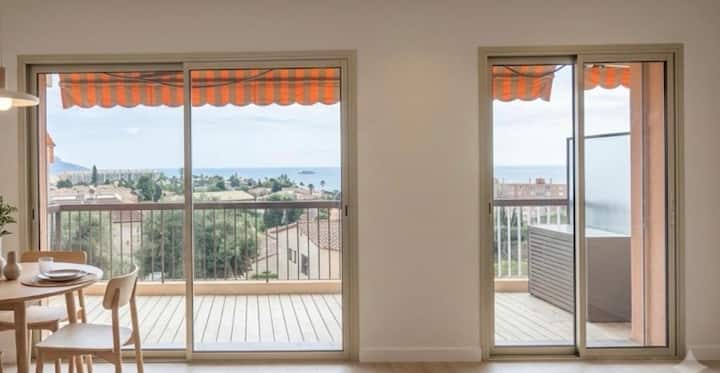 Spacious 2br Apart, Scenic Terrace,walk To Beach - Beaulieu-sur-Mer