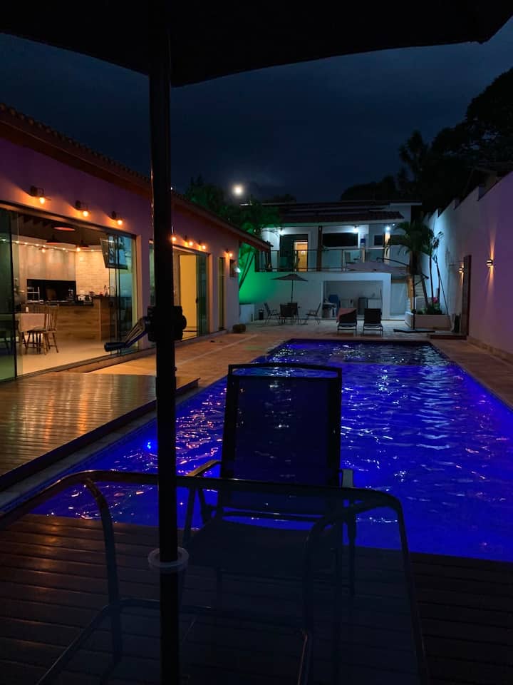 Piscina Aquecida+vista+hidro | Casa Cond. Atibaia - Atibaia