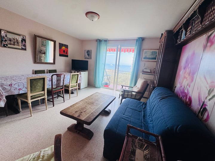 Grand Appartement Avec Vue Mer Et Parking - Cap-d'Ail