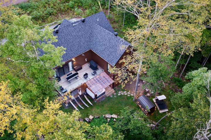 Chalet Au Bois Dormant | Spa | Sauna | Kayaks - Quebec
