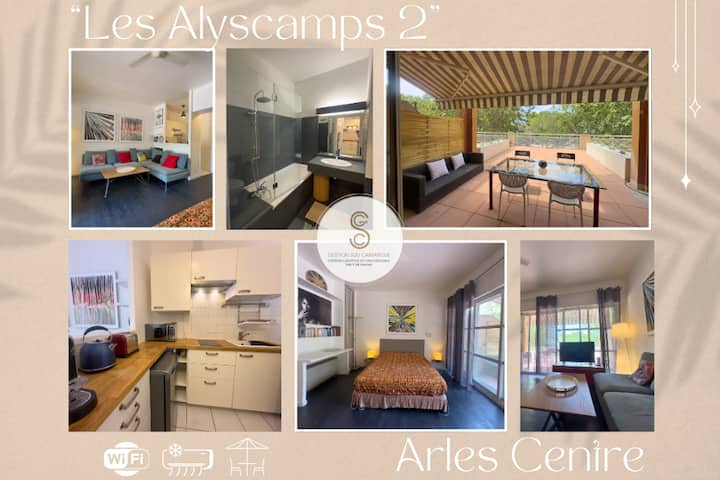 "Les Alyscamps 2" Arles Centre - Terrasse & Wifi - Arles