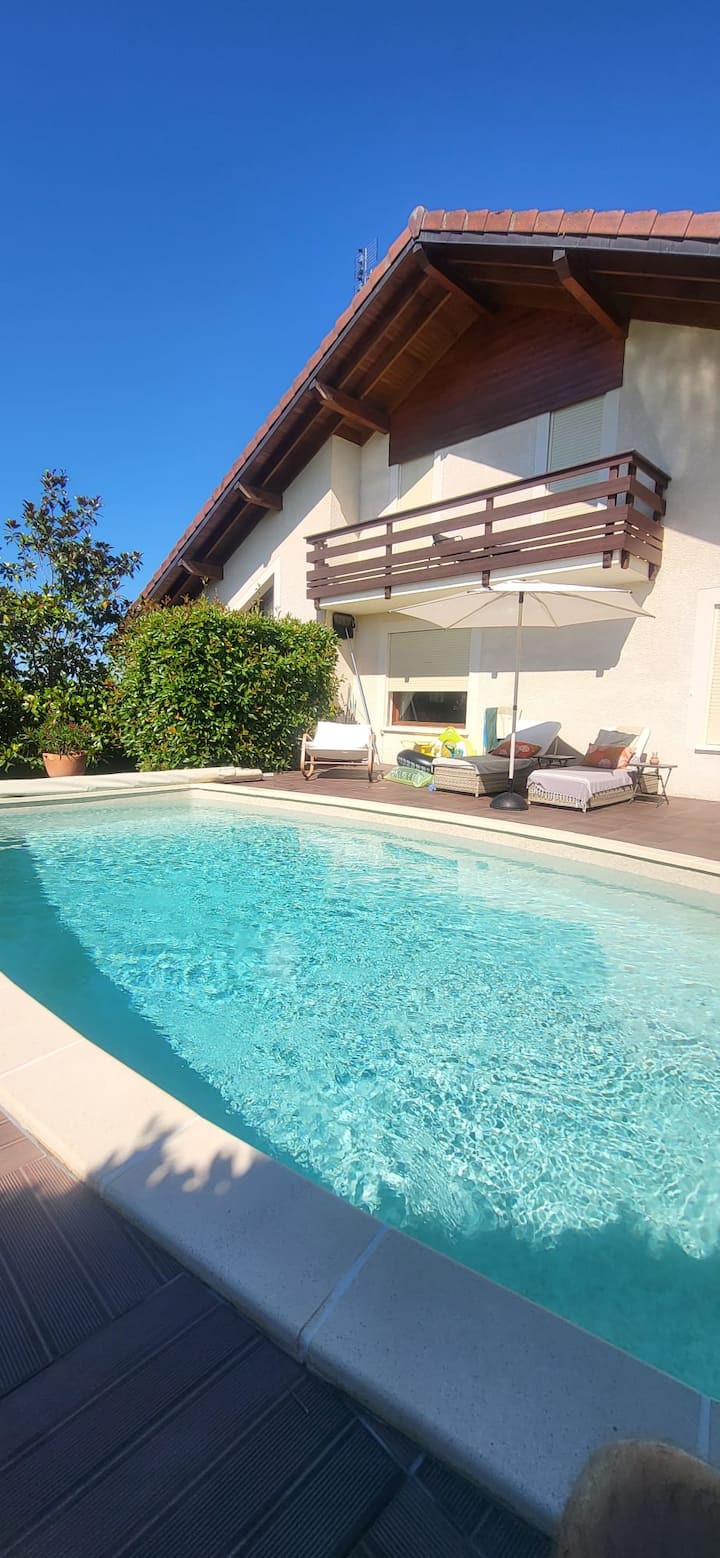 Villa Avec Piscine à Sciez 6 Personnes - Yvoire