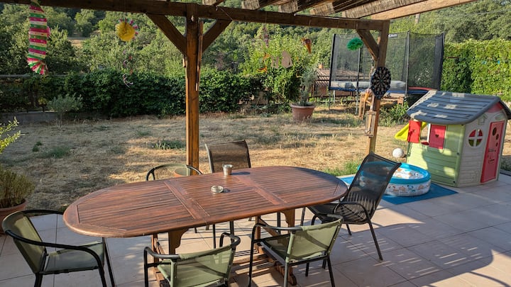 Maison Avec Piscine Et Vue À 15 Min D'anduze - Anduze
