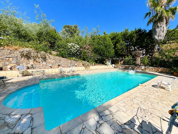 La Cigalière, T3, 6p, Ac, Pk, Piscine & Terrasse - Puget-sur-Argens