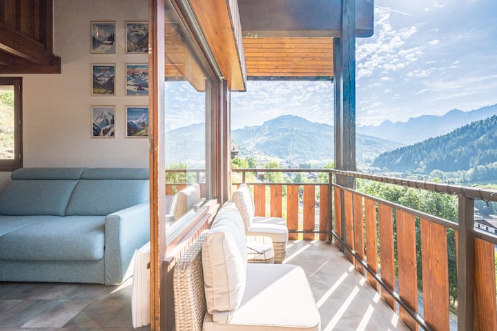 Le Prés Vieux - Appt Avec Balcon Et Vue Montagne - Le Grand-Bornand