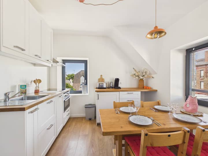 Appart Pour 4 - Jardin Commun - Terrasse - Wifi - Fouesnant