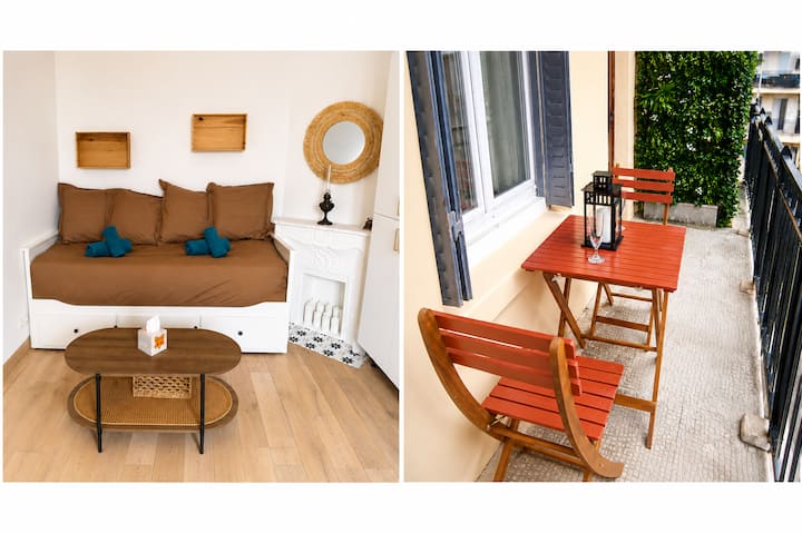 Studio Neuf 2026 ·Balcon &Mur Végétal ·5 Min Paris - Clichy