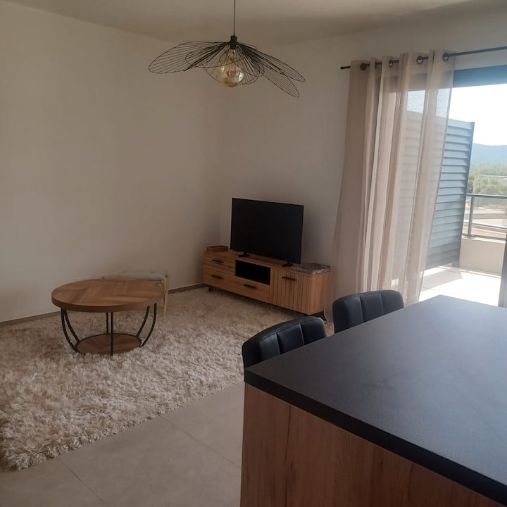 Appartement Neuf 2 Pièces Port De Porto Vecchio - Plage de Palombaggia