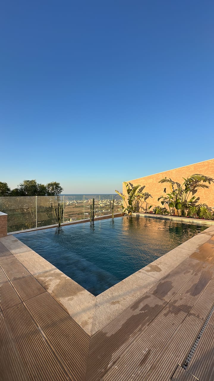 Villa Africa Tetouan Infinity Pool Panoramic View - Tétouan