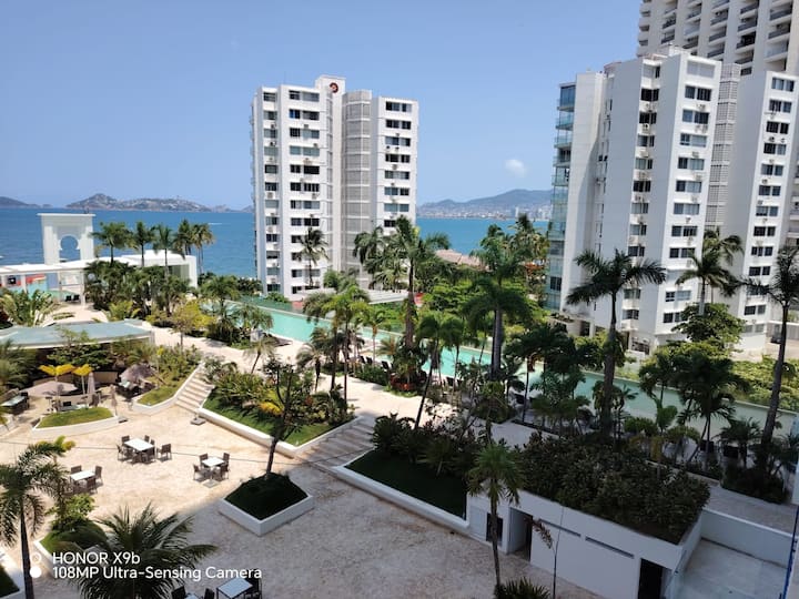 Departamento Con Acceso A Playa Y Hermosa Vista. - Acapulco