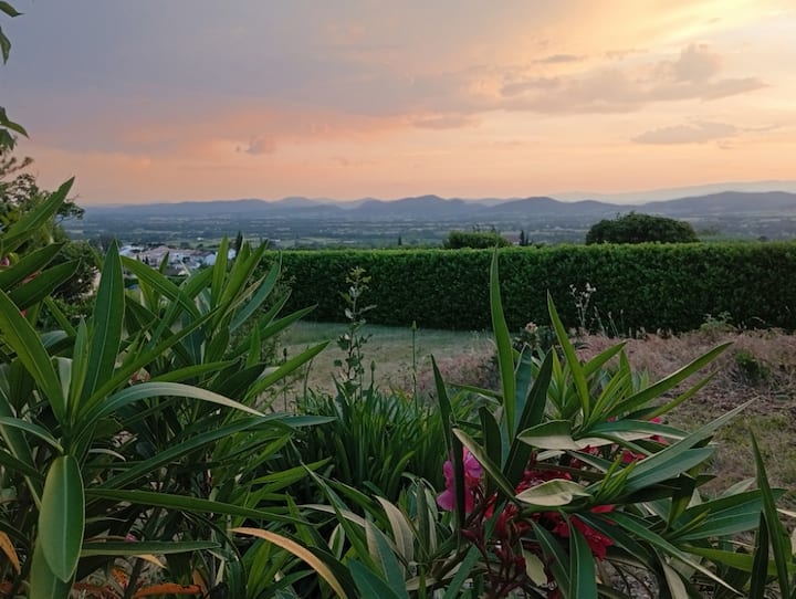 Maison Cosy Avec Vue Imprenable Sur Les Cévennes - Barjac