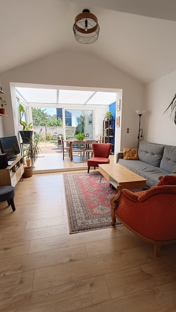 Maison Lumineuse Avec Petit Jardin, Proche Plage - Le Havre