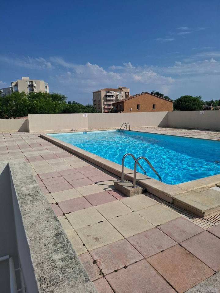 Les Terrasses Du Soleil 6 Couchages Piscine Parkin - Port Camargue