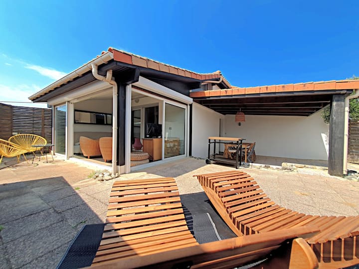 Villa Patio Cosy, Plage à Pied - Capbreton